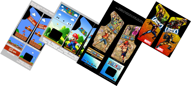 borne arcade stickers